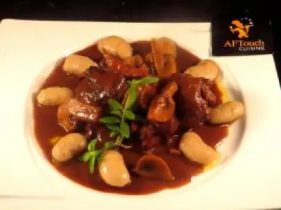 Civet de marcassin au chocolat, recette de Chef